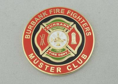 China Brass Stamped Personalized Coins With Hard Enamel For Club for sale