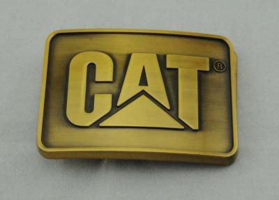 China Casting Pewter Custom Made Buckles Gold Plated , Cat Belt Buckle for sale