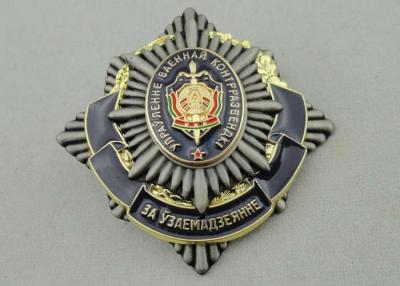 China High Relief 3D Die Cast Medals By Zinc Alloy With Animal , Antique Nickel Plating for sale