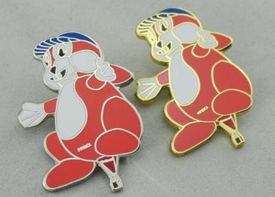 China 60 Jahre Red Heart Shaped Enamel Medal , Gold Sports Medals For Kids for sale