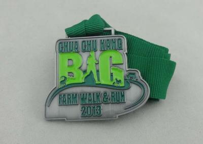 China Branson Iron Man Ribbon Medals Brass Plating ,Heat Transfer Printing for sale