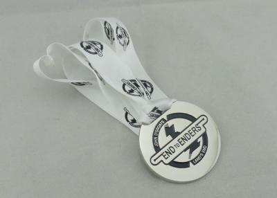 China Half Marathon Ribbon Medals Gold Plating For Bowling Game for sale
