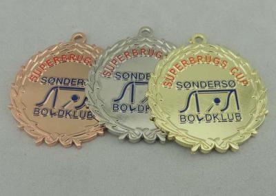 China Nickel Plating University Enamel Medal , Zinc Alloy With Soft Enamel for sale