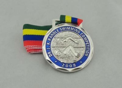 China Antique Brass Plating Ribbon Medals Die Casting , Iron Man Medal for sale
