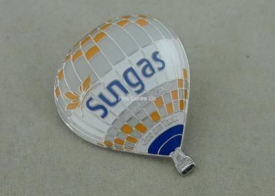 China Promotional Die Struck Sungas Balloon Soft Enamel Pin With Epoxy for sale