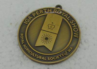 China Antique Gold Zinc Alloy Die Cast Medals 1.2mm to 5.0mm Thickness for sale