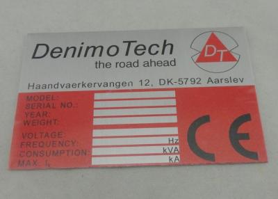 China Aluminum Souvenir Badges For Machine With Epoxy , Laser Engravable And Adhesive Tape for sale