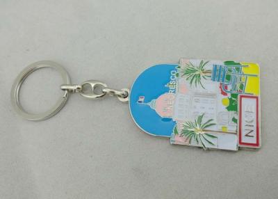 China Negresco Promotional Keychain with Nickel Plating , Custom Metal Parts Keyring for sale