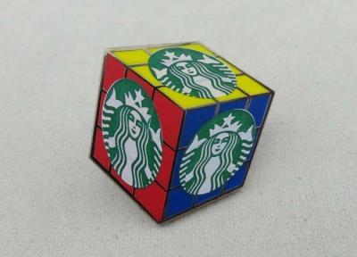 China Brass Imitation Hard Enamel Pin Gold Plating for Starbucks Coffee Lapel for sale