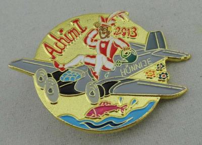 China Achimi Collecting Gold Plating Soft Enamel Pin With Zinc Alloy Die Casting for sale