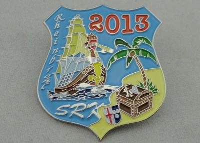 China SRK Soft Enamel Custom Trading Pins With Iron Die Struck and Nickel Plating for sale