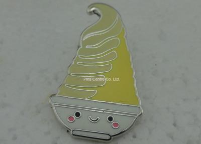 China Promotional Custom Hard Enamel Pin By Copper Die Struck Silver Plating for sale