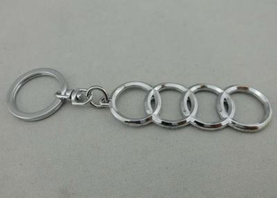China Fashionable And Promotional Keychain / Audi Key Chain With Chrome Plating for sale