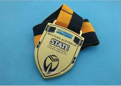 China Custom Australia Medallion Soft Enamel Badges Medal Zinc Alloy Die Casting for sale