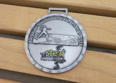 China Round Soft Enamel 3D Gold Boxing Race Metal Medal With Neck For Promotional Gifts for sale