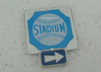 China Business Promotional Soft Enamel Epoxy Award Pin , Photo Etched Club Pin for sale