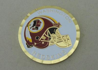 China Personalized Coins Diamond Cut Edge With Soft Enamel For Corps for sale