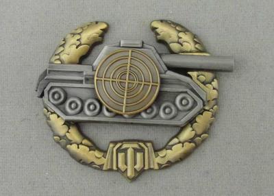 China 3D Zinc Alloy Personalized Award Badges 3 Piece Combined 2.5mm for sale