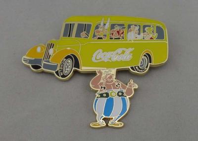 China Coca Cola Souvenir Badges Zinc Alloy Cartoon Soft Enamel Badge for sale