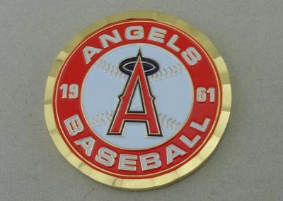 China Angels Baseball Personalized Coins For Collection , 4.0 mm Thickness for sale