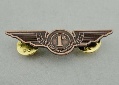 China Zinc Alloy Soft Enamel Pin By Die Casting , Antique Copper Plating for sale