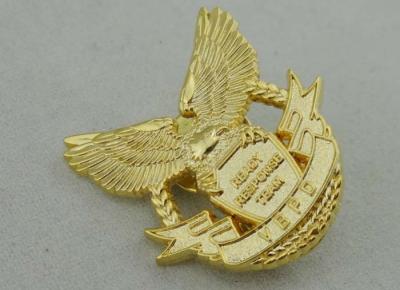 China 3D Die Casting Soft Enamel Pin With Zinc Alloy And Gold Plating for sale