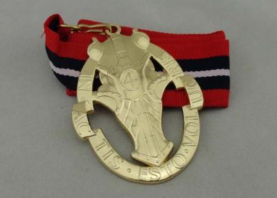 China Demark Die Cast Medal for Running 3D with Zinc Alloy Gold plating for sale