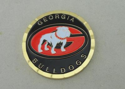 China Diamond Cut Edge Personalized Coins By Brass Stamped And Box Packing for sale