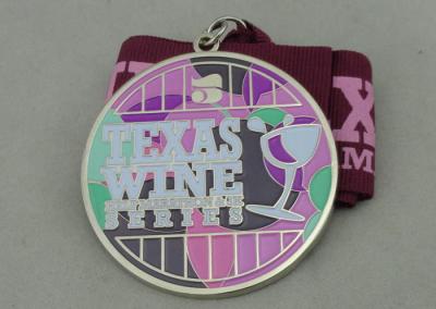 China Marathon Enamel Running Medal Zinc Alloy Die Casting customized for sale