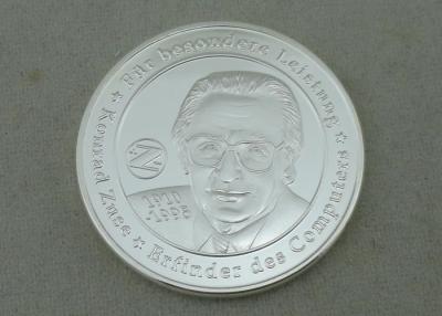 China KPS Personalized Coin By Brass Stamped In 3D With Silver Plating for sale