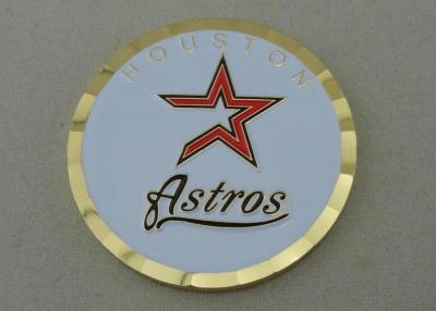 China 1.5 Inch USA Personalized Coins By Brass Die Struct With Soft enamel for sale
