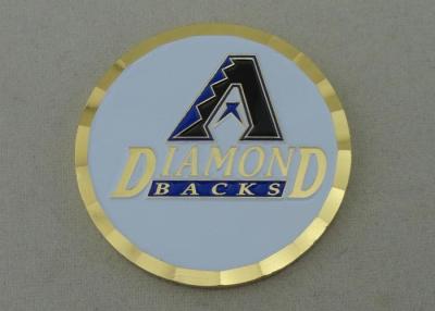 China Gold Plating Zinc Alloy Die Casting Personalized Coins 1.75 Inch for sale