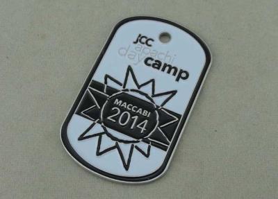 China MACCABI Personalized Dog Tags By Aluminum Stamped With Soft Enamel for sale