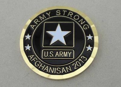 China Army Strong Afghanistan military coins custom By Die Casting, 1.75 Inch For US Army for sale