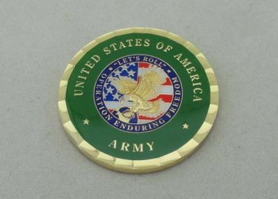 China Roll Personalized Coins By Brass Die Stamped And Box Packing For Navy for sale