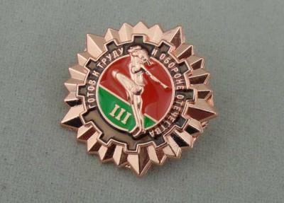 China Die Casting  promotional lapel pins With Zinc Alloy Material And Copper Plating for sale
