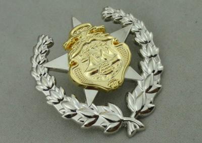 China Army Zinc Alloy Custom Medal Awards 2 Pcs Combined With Double Tones Plating for sale