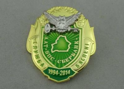 China Combined personalised Memorial / Awards Badge Zinc Alloy 3D 38 mm for sale