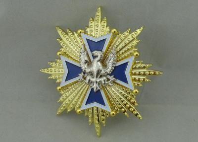 China 3D Zinc Alloy Die Casting Souvenir Badge 2 Pieces fixed for sale