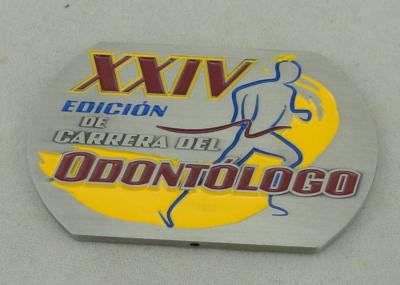 China XXIV Souvenir Badges For Running , Carrera Del Zinc Alloy for sale