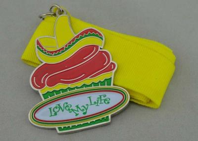 China Love My Life Soft Enamel Medal 50.8 mm with Awards Cup Cake for sale
