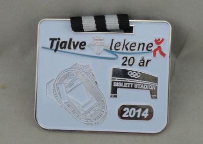 China 2014 Tjalve Lekene Running Medal With Zinc Alloy 2.5''  3.00 mm for sale