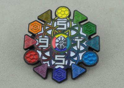 China Glow In Dark Soft Enamel Pin With Zinc Alloy , Black Nickel Plating for sale