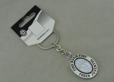 China Die Casting Spinning Key Ring , Enameled Zinc Alloy Keychains for sale