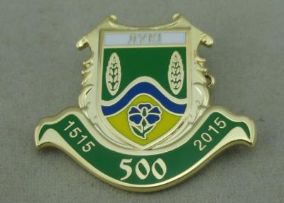 China 3D Gold Hard Enamel Pin Brass Stamped With Brooch For Army for sale