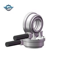 China Helical Gear Enclosed Housing Dual Axis Slew Drive Model SDE21 With AC 380 Motor For Solar Tracker for sale
