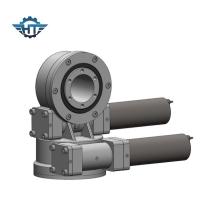 China Helical Gear Enclosed Housing Dual Axis Slew Drive Model SDE21 With AC 380 Motor For Solar Tracker for sale