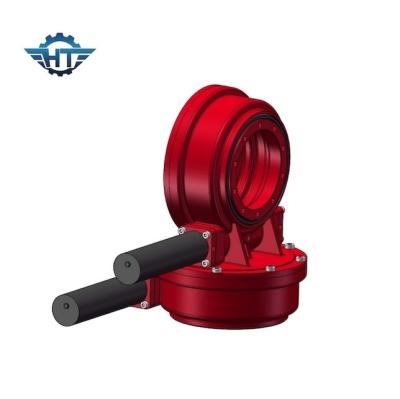 China 17 Inch Dual Axis Slew Drive With 24vdc Gear Motor For Solar Tracking System for sale
