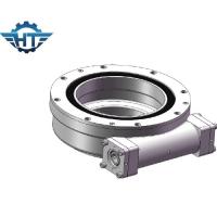 China Single Axis 14 Inch Self Locking Slew Drive Gearbox With Stepper Motor For Concentrated Power Plant for sale