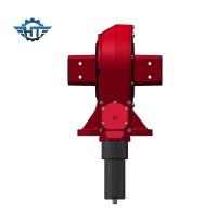 China 3 Inch IP66 Small Slew Drive With 24VDC Planetary Gear Motor For Tilted Solar Tracking System for sale
